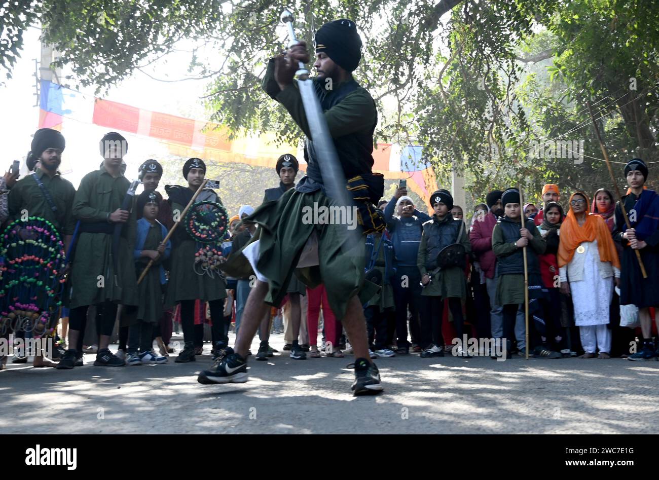 New Delhi, India. 14th Jan, 2024. GURUGRAM, INDIA - JANUARY 14: Young ...