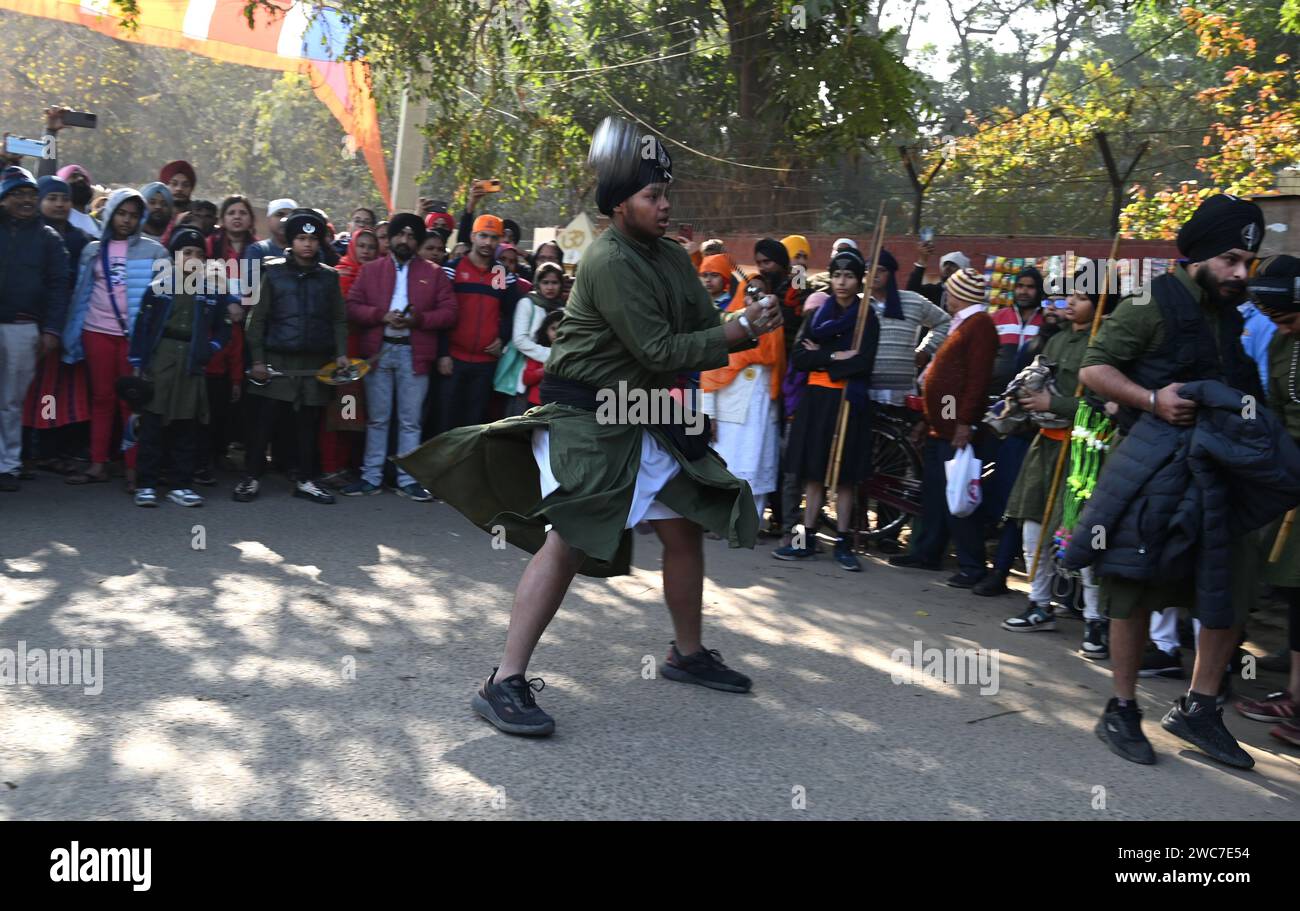 New Delhi, India. 14th Jan, 2024. GURUGRAM, INDIA - JANUARY 14: Young ...