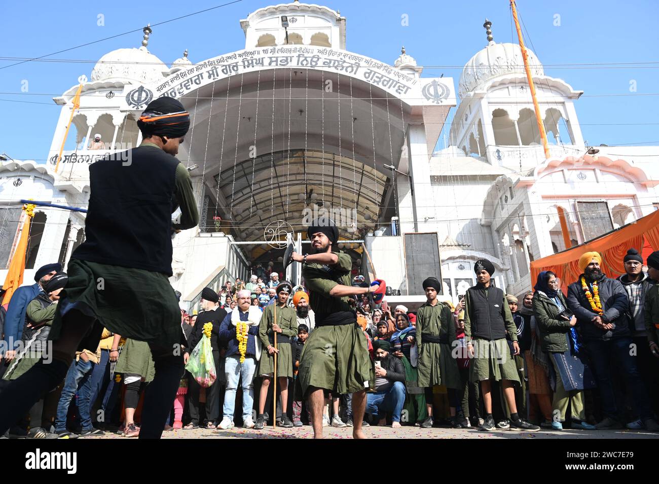 New Delhi, India. 14th Jan, 2024. GURUGRAM, INDIA - JANUARY 14: Young ...