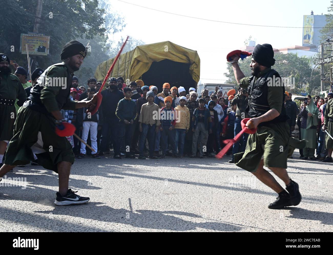New Delhi, India. 14th Jan, 2024. GURUGRAM, INDIA - JANUARY 14: Young ...