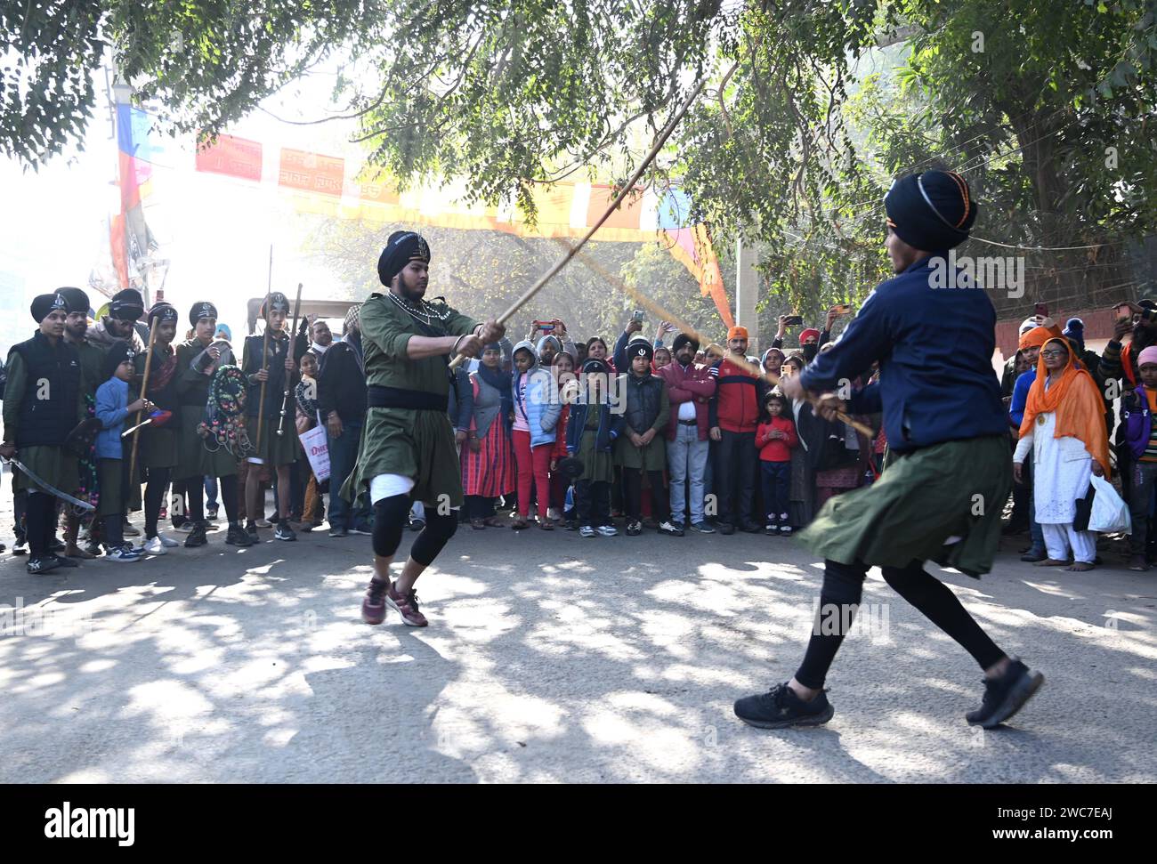 New Delhi, India. 14th Jan, 2024. GURUGRAM, INDIA - JANUARY 14: Young ...