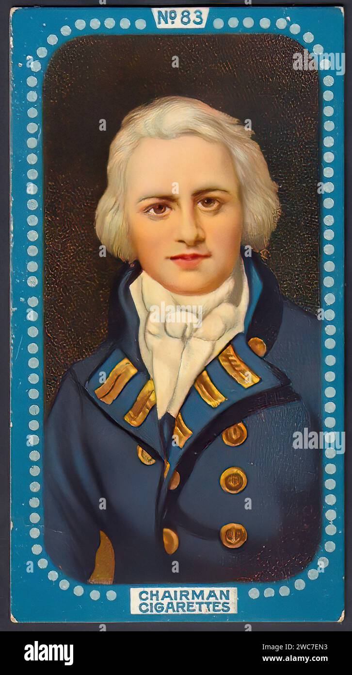 Sir Graham Moore - Vintage Cigarette Card Illustration Stock Photo - Alamy