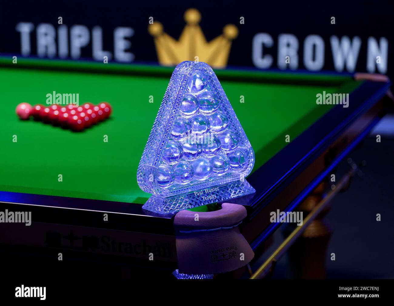 The MrQ Masters trophy on day eight at Alexandra Palace, London ...