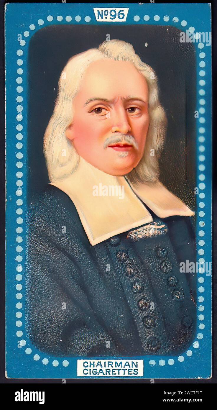 Izaak Walton - Vintage Cigarette Card Illustration Stock Photo - Alamy