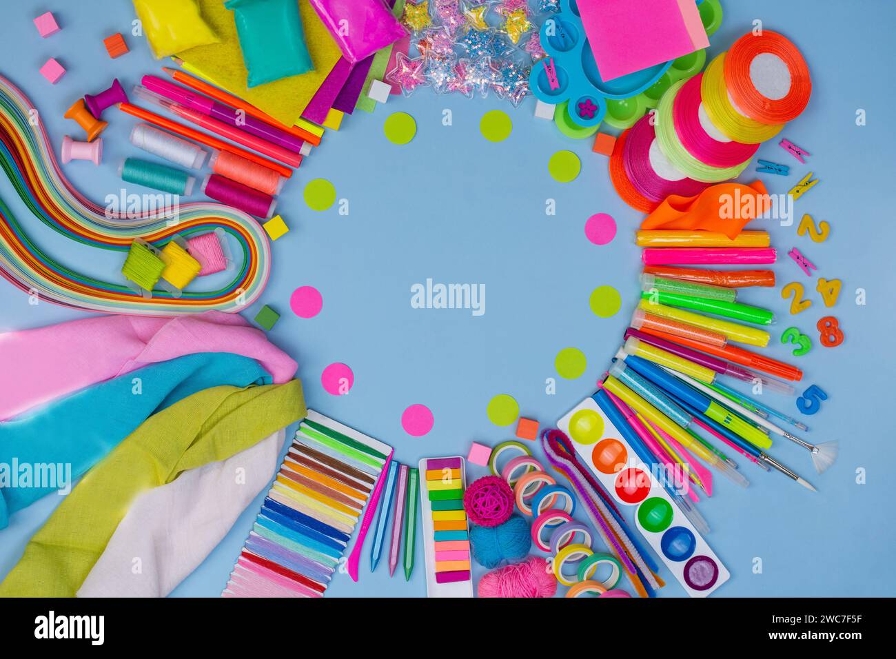 Inspiration idea painting concept at art class for pupils in school ...