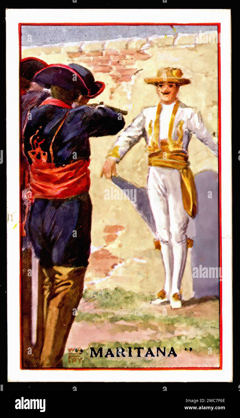 Opera, Maritana - Vintage Cigarette Card Illustration Stock Photo - Alamy