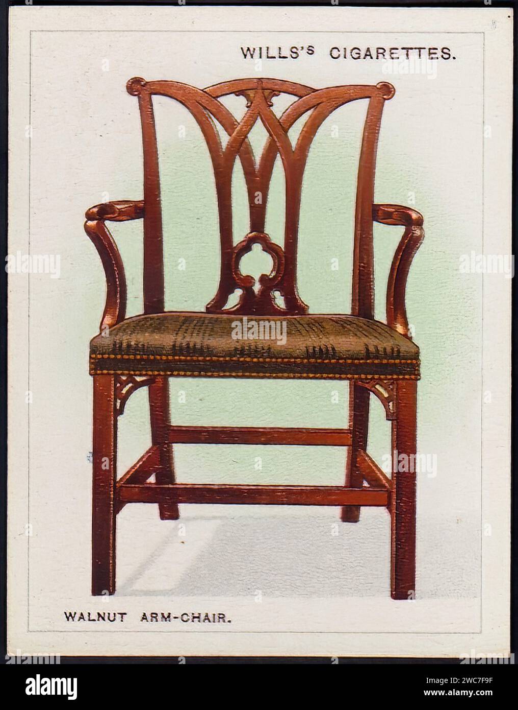 Arm chair of walnut hi-res stock photography and images - Alamy