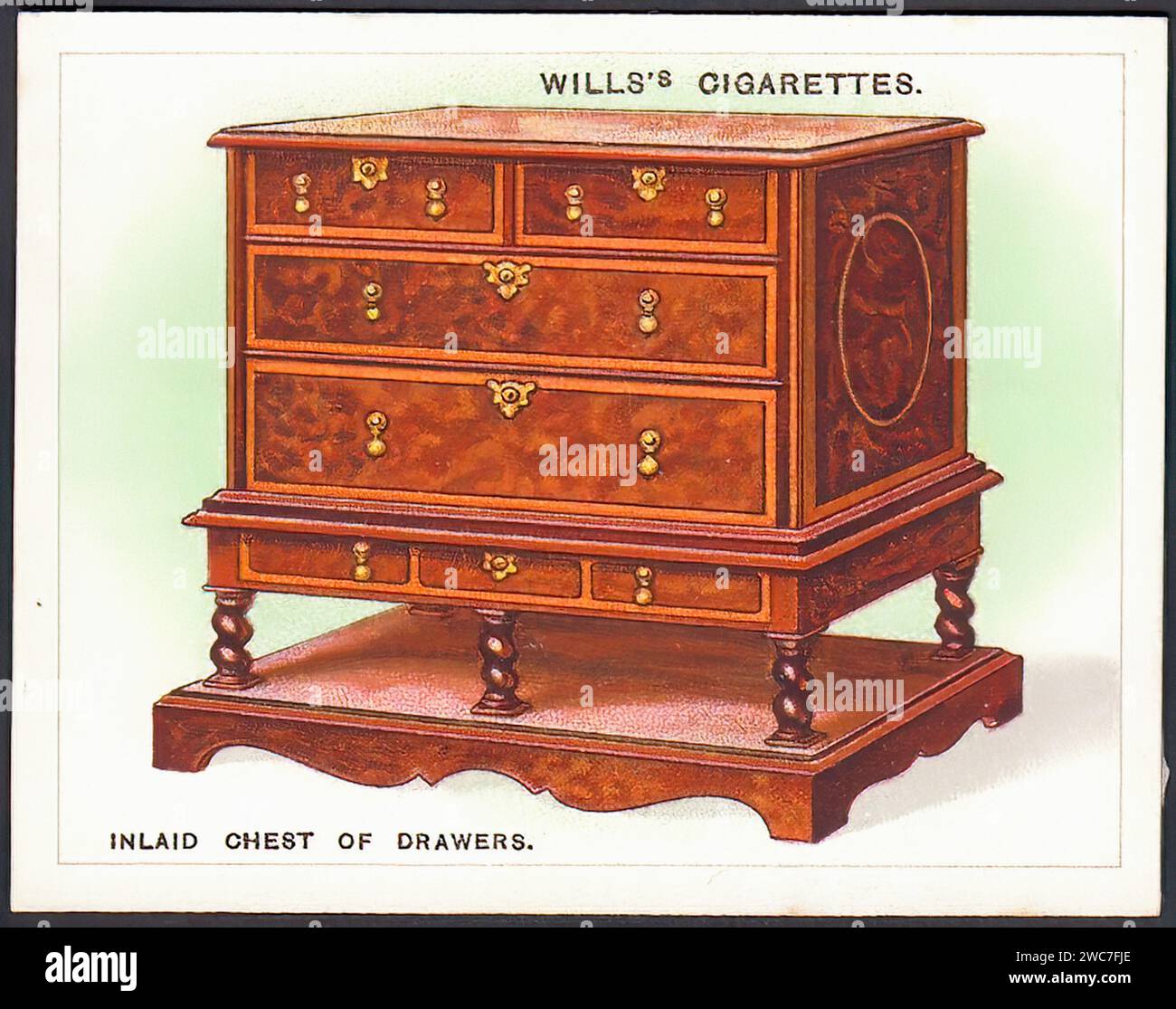 An inlaid chest of drawers hi-res stock photography and images - Alamy