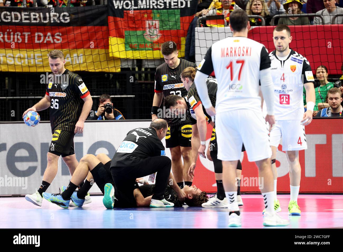Berlin, Germany. 14th Jan, 2024. Handball: European Championship, North ...