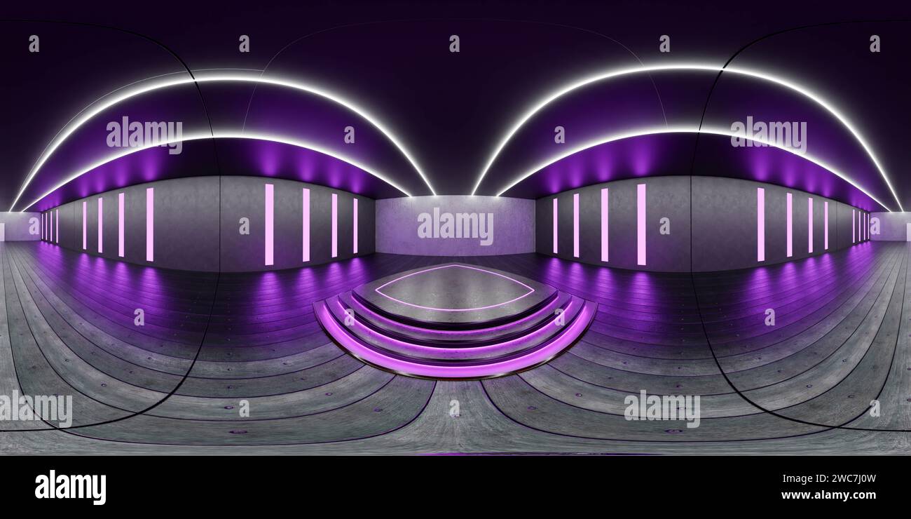 Purple and White Tunnel With Stairs and Lights, A Captivating Pathway ...