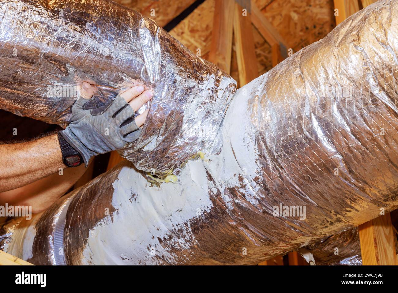 For construction of new home, installation of an HVAC system ...