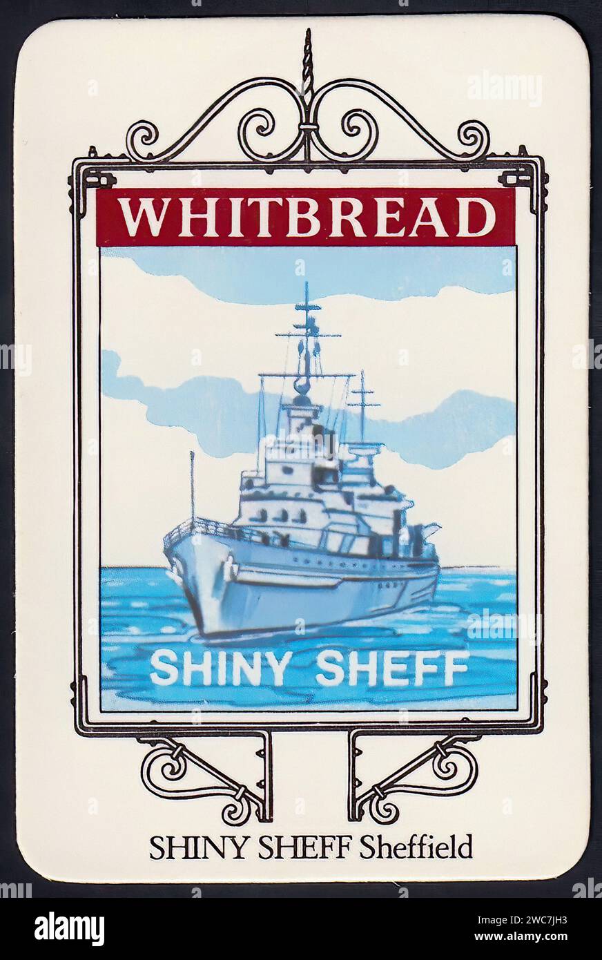 Shiny Sheff, Sheffield - Vintage British Tradecard Illustration Stock ...