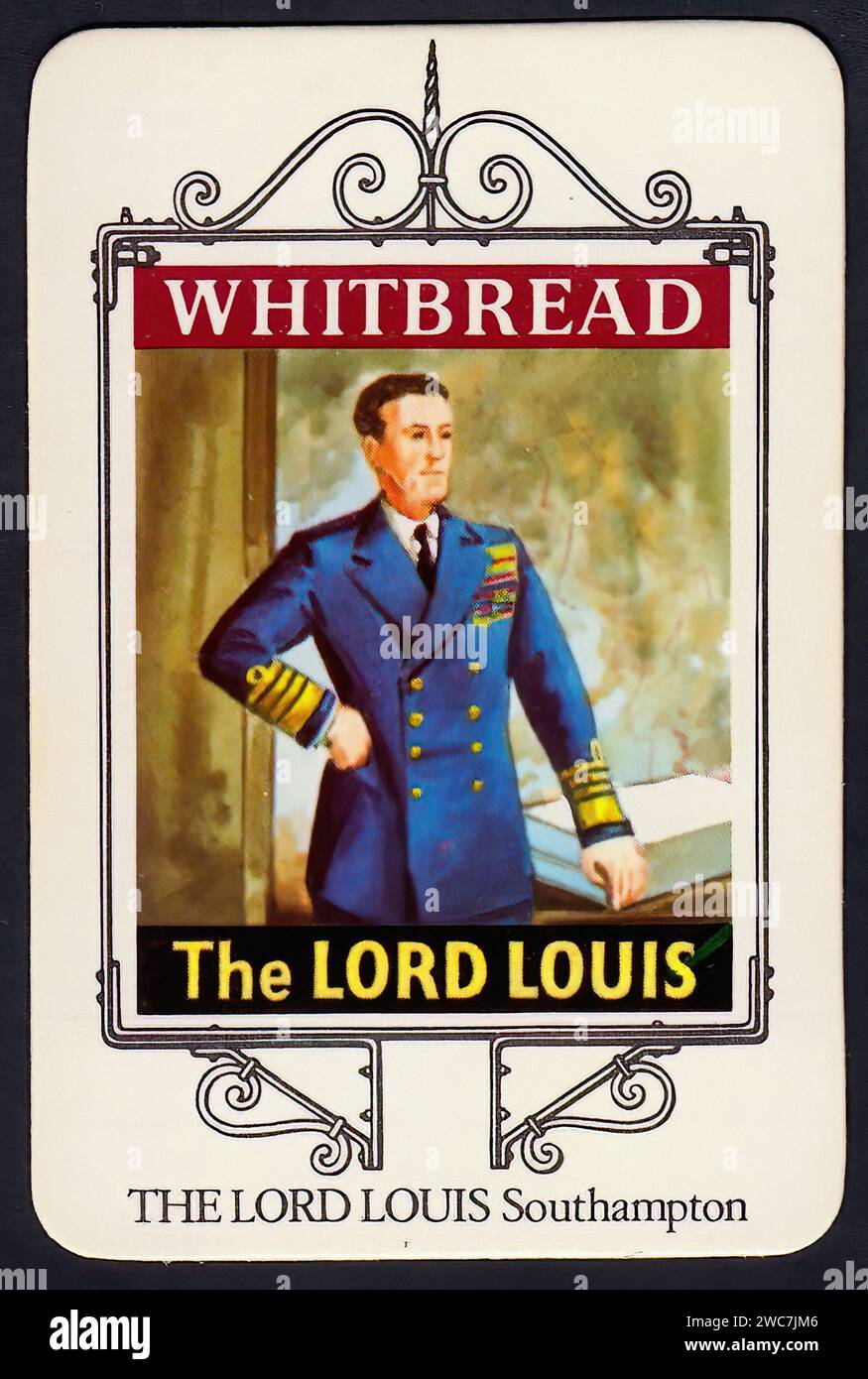 The Lord Louis, Southampton - Vintage British Trade Card Illustration ...