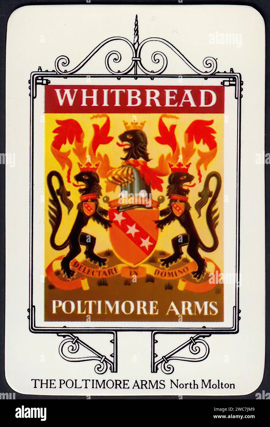 The Poltimore Arms, North Molton - Vintage British Tradecard ...