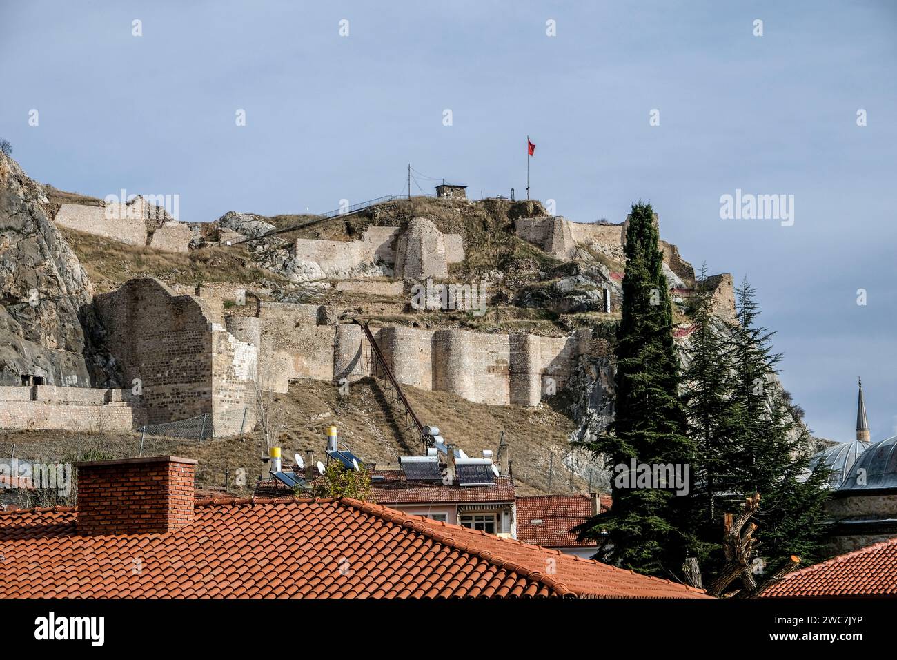 Tokat Castle, is an ancient citadel with 28 towers built on top of a ...