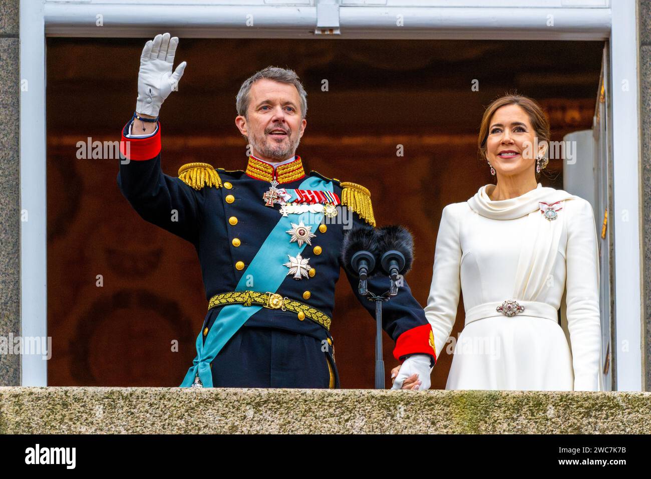 Copenhagen, Denmark. 14th Jan, 2024. King Frederik X of Denmark, the ...