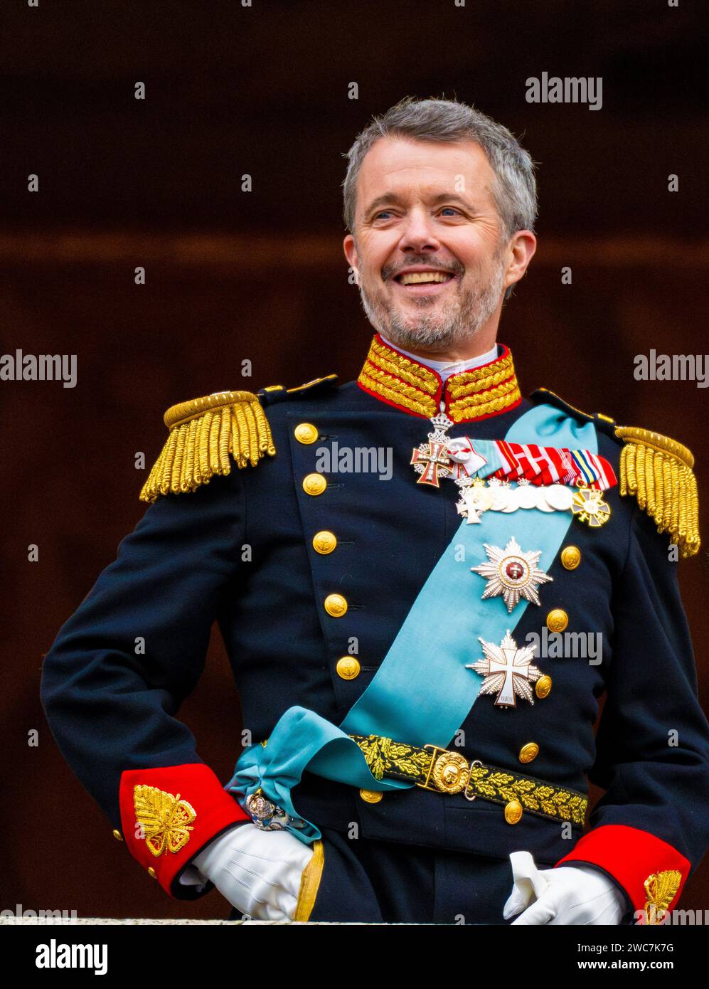 Copenhagen, Denmark. 14th Jan, 2024. King Frederik X of Denmark, the ...