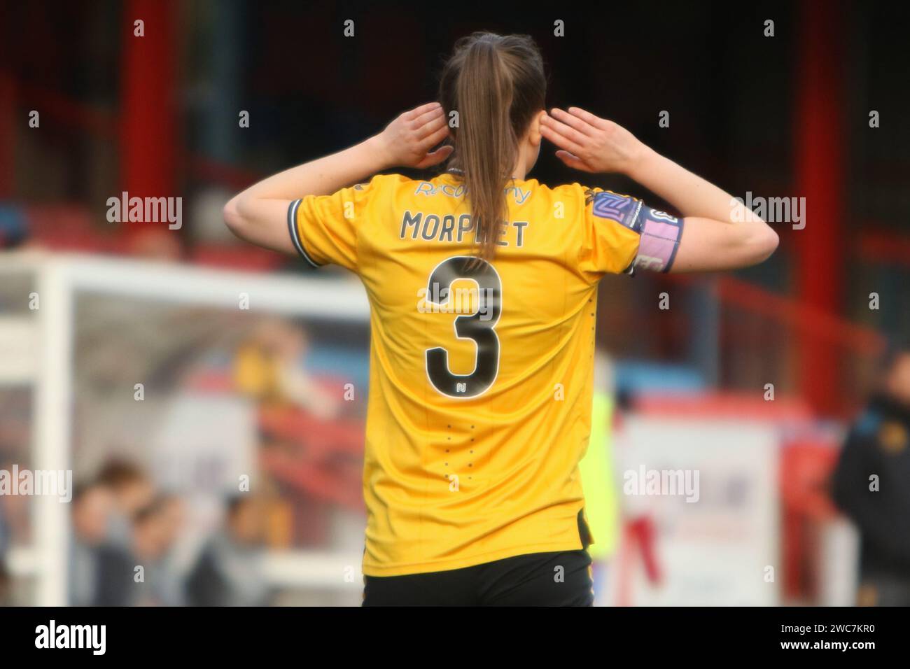 Annie Morphet Wolves captain during Reading Women v Wolves Women Adobe ...