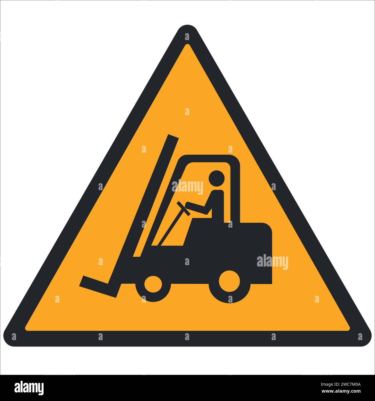 Forklift truck pictogram hi-res stock photography and images - Alamy