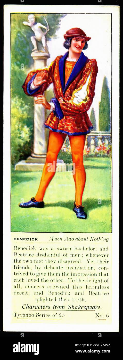Benedick - Much Ado About Nothing - Vintage Typhoo Tea Card ...