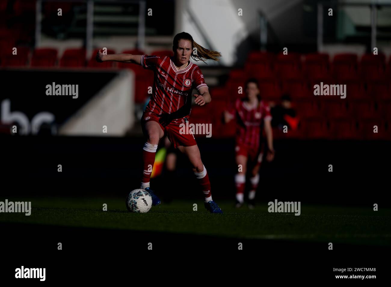 Bristol, UK. 14th January 2024. Amy Rodgers of Bristol City Women ...