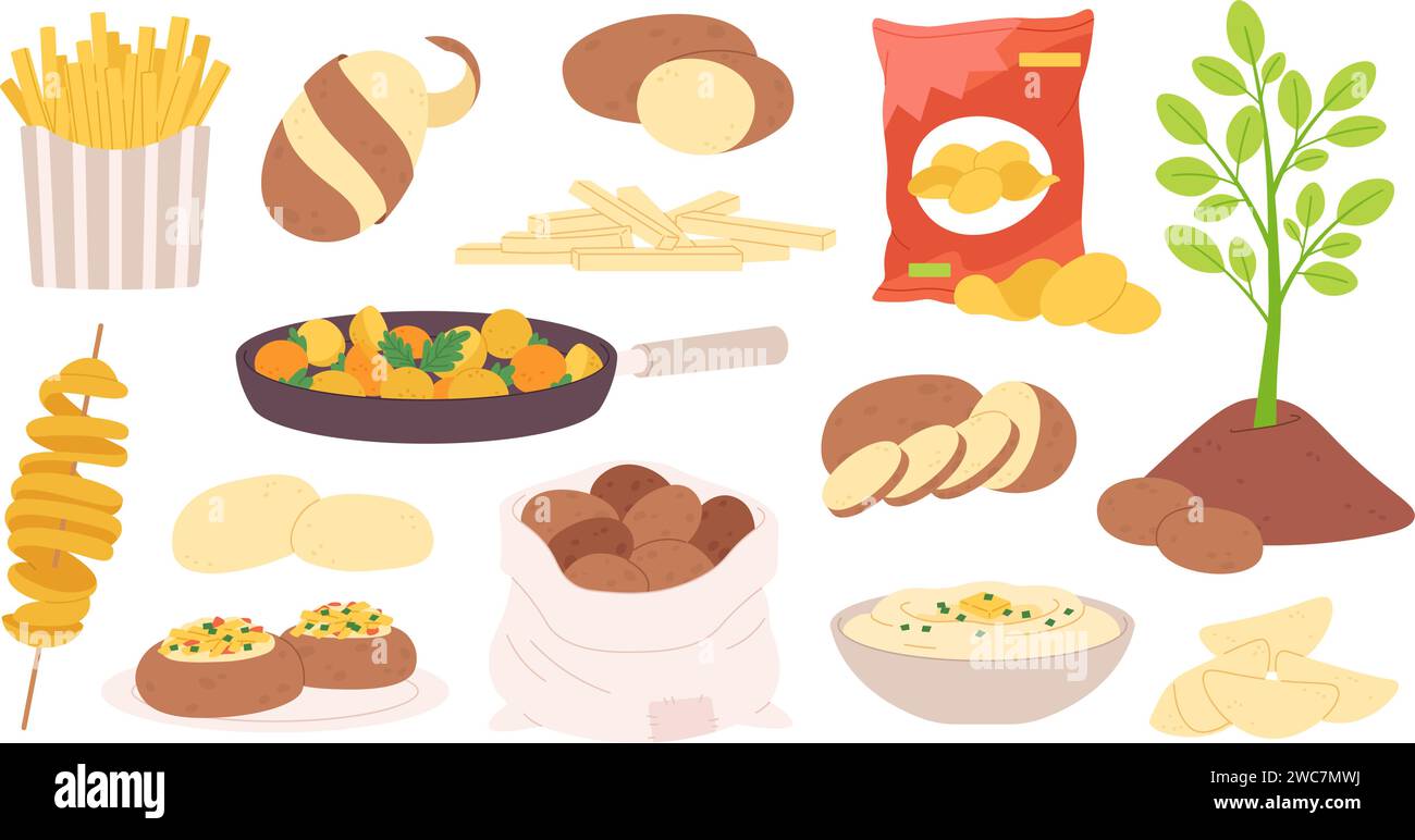 Cartoon potato hi-res stock photography and images - Alamy