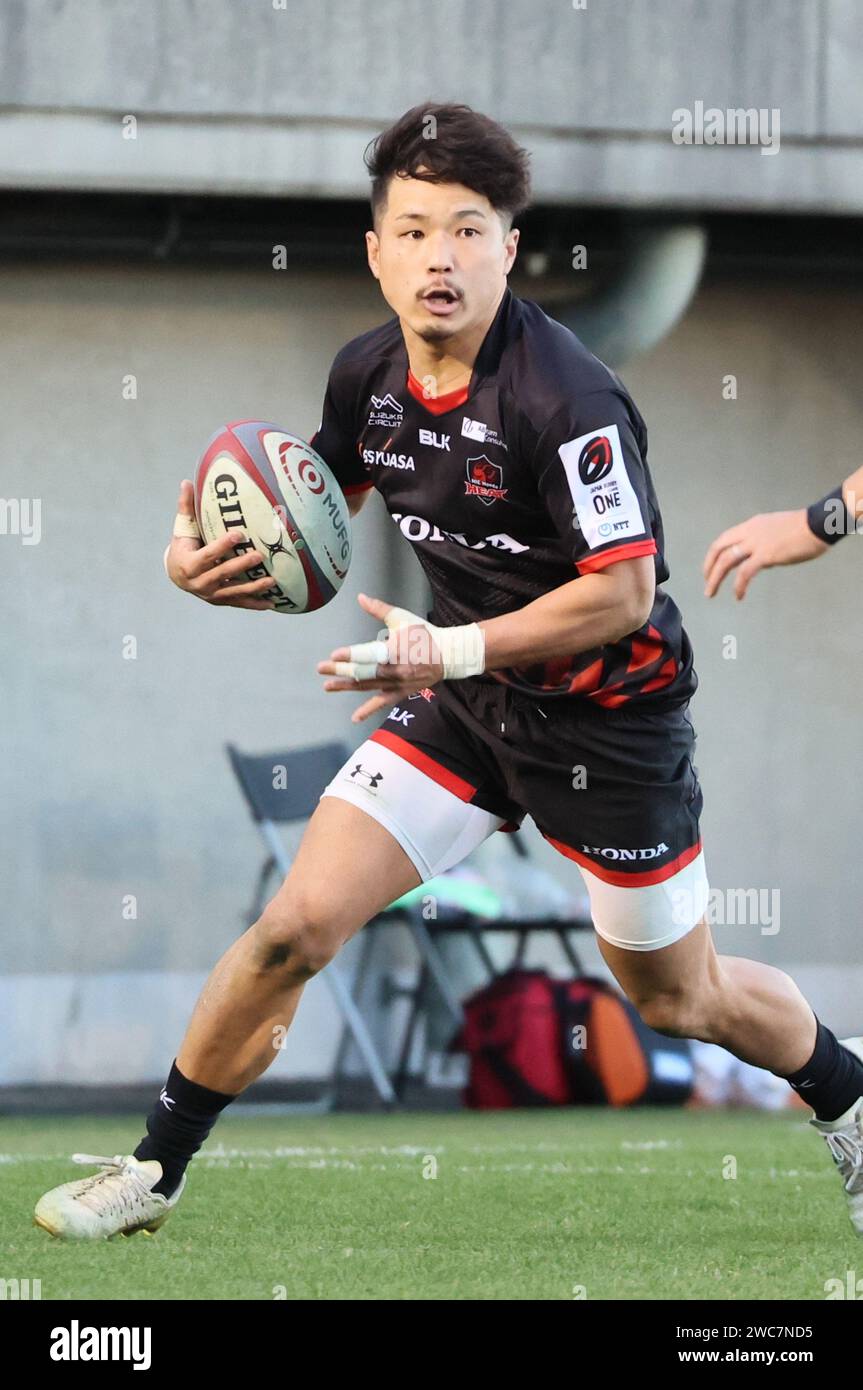 Tokyo, Japan. 14th Jan, 2024. Mie Honda Heat wing Haruhiko Uemura ...