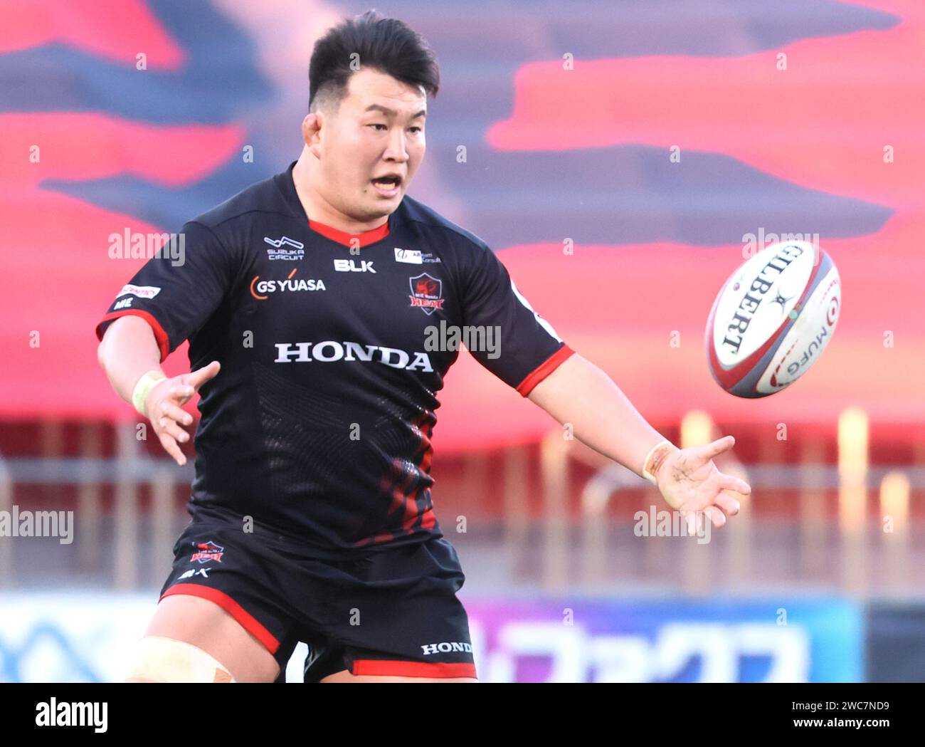 Tokyo, Japan. 14th Jan, 2024. Mie Honda Heat prop Katsuyuki Hoshino ...