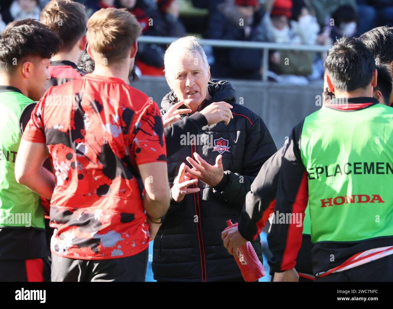 Tokyo, Japan. 14th Jan, 2024. Mie Honda Heat head coach Kieran Crowley ...