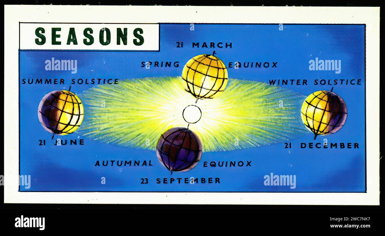 Seasons illustration hi-res stock photography and images - Alamy