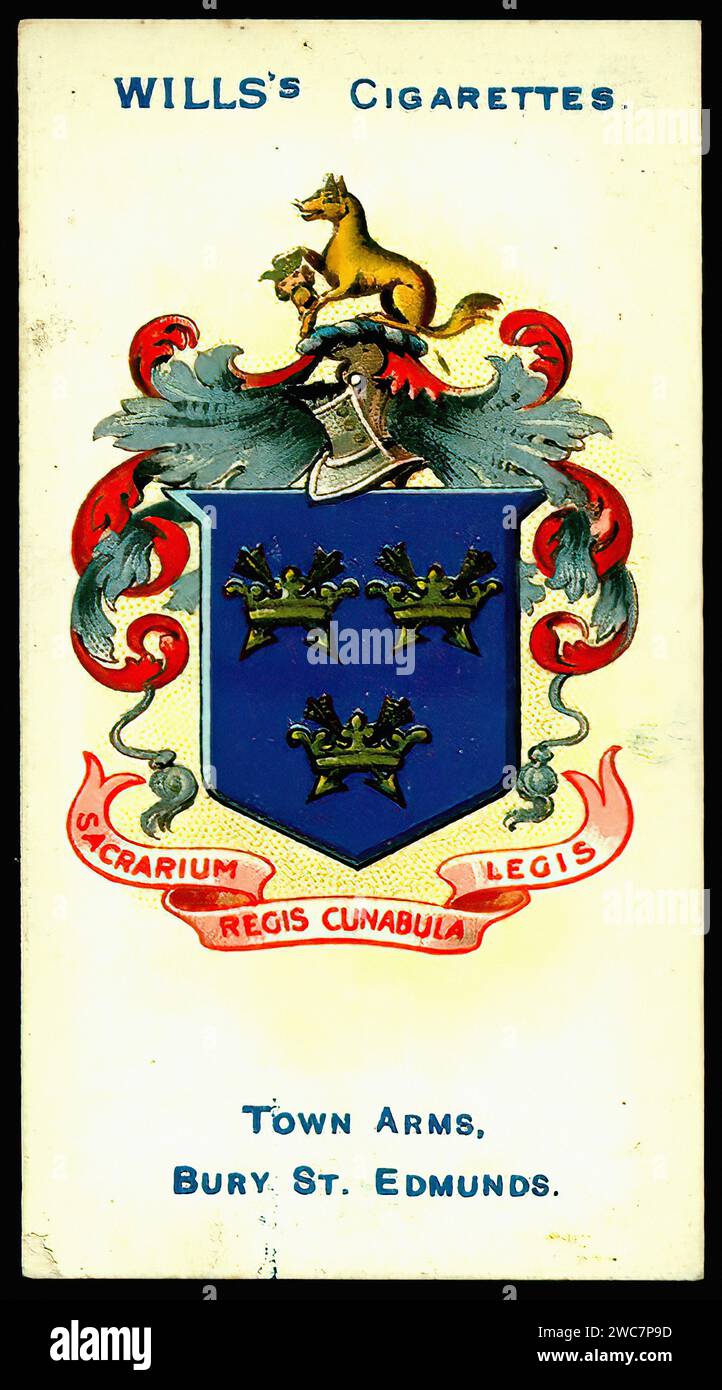 Vintage Borough Arms #54 Illustration Stock Photo - Alamy