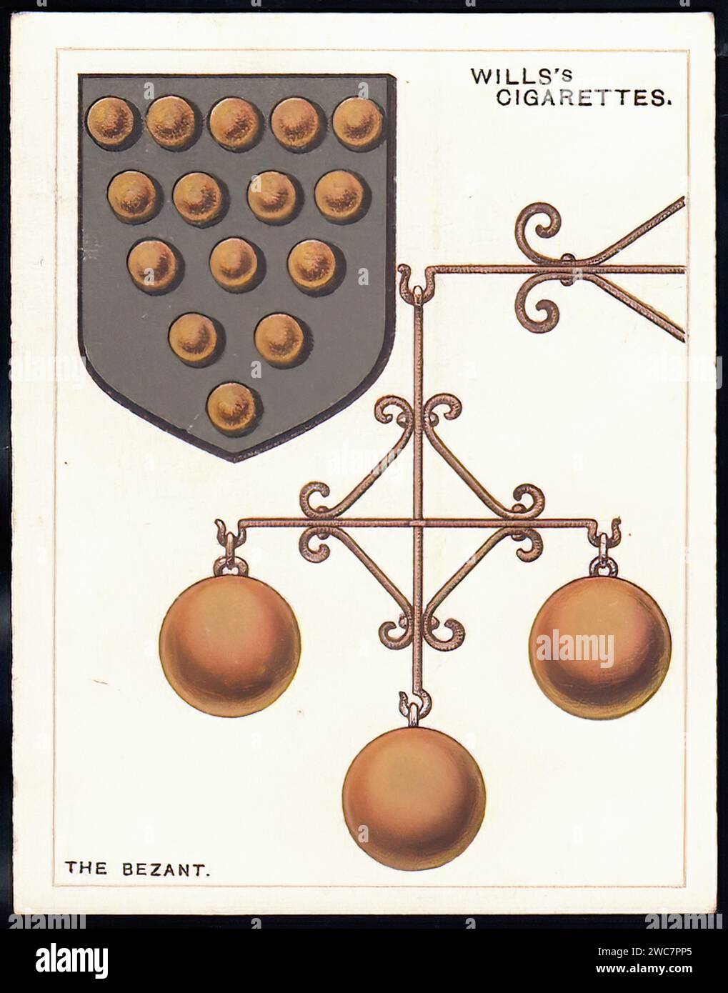 The Bezant - Vintage Cigarette Card Illustration Stock Photo - Alamy