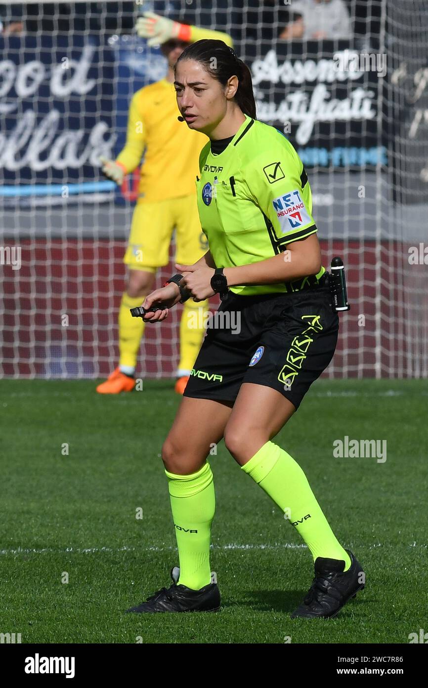 Rome, Lazio. 14th Jan, 2024. Referee Maria Sole Ferrieri Caputi during ...