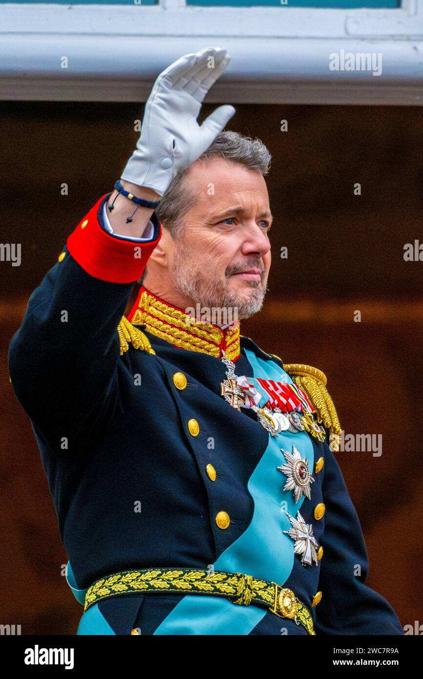 Copenhagen, Denmark. 14th Jan, 2024. King Frederik X of Denmark, the ...
