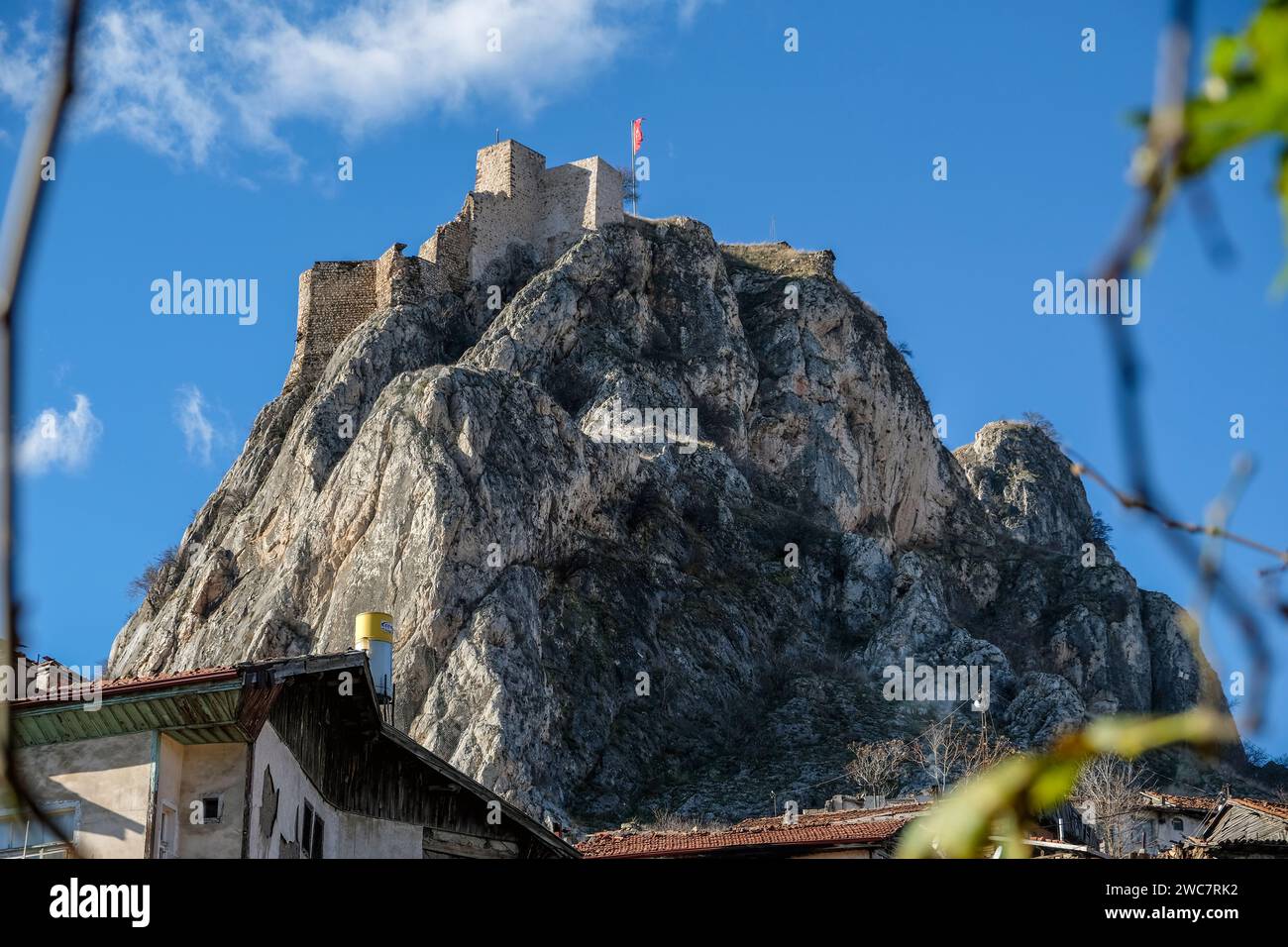 Eski evler ve tokat kalesi hi-res stock photography and images - Alamy