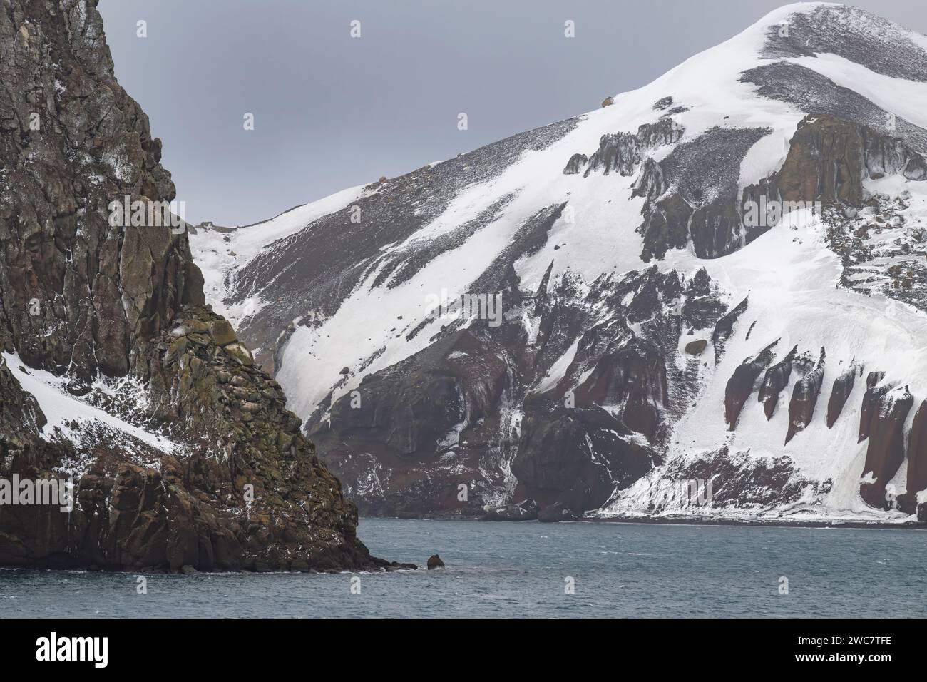 Deception Island South Shetland Islands safe natural harbor in the ...