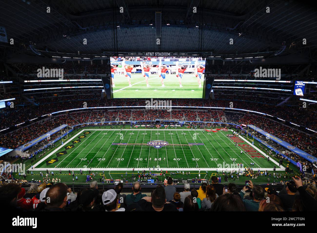 The Kilgore College Rangerettes perform during pregame ceremonies at ...