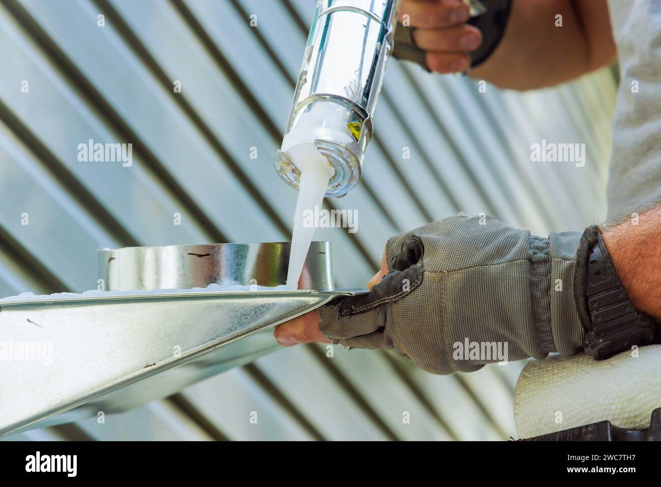 Preparation for installation is external extractor wall ventilation ...