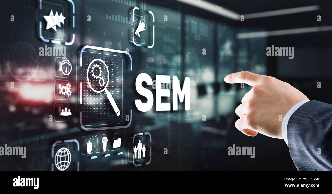 SEM Search Engine Optimization Marketing Ranking Traffic Website ...