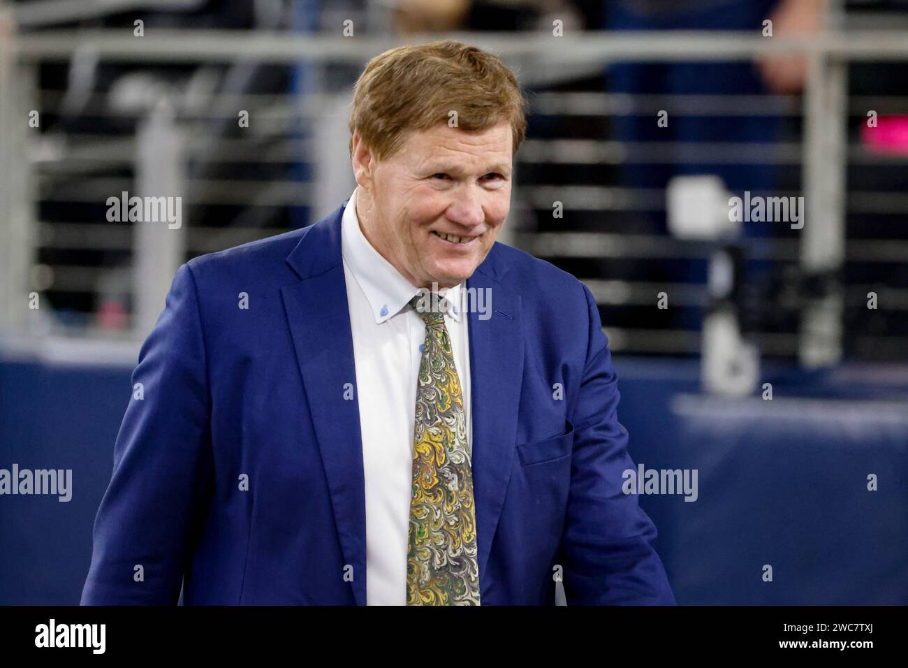 Green Bay Packers president Mark Hodge Murphy walks on the field prior ...