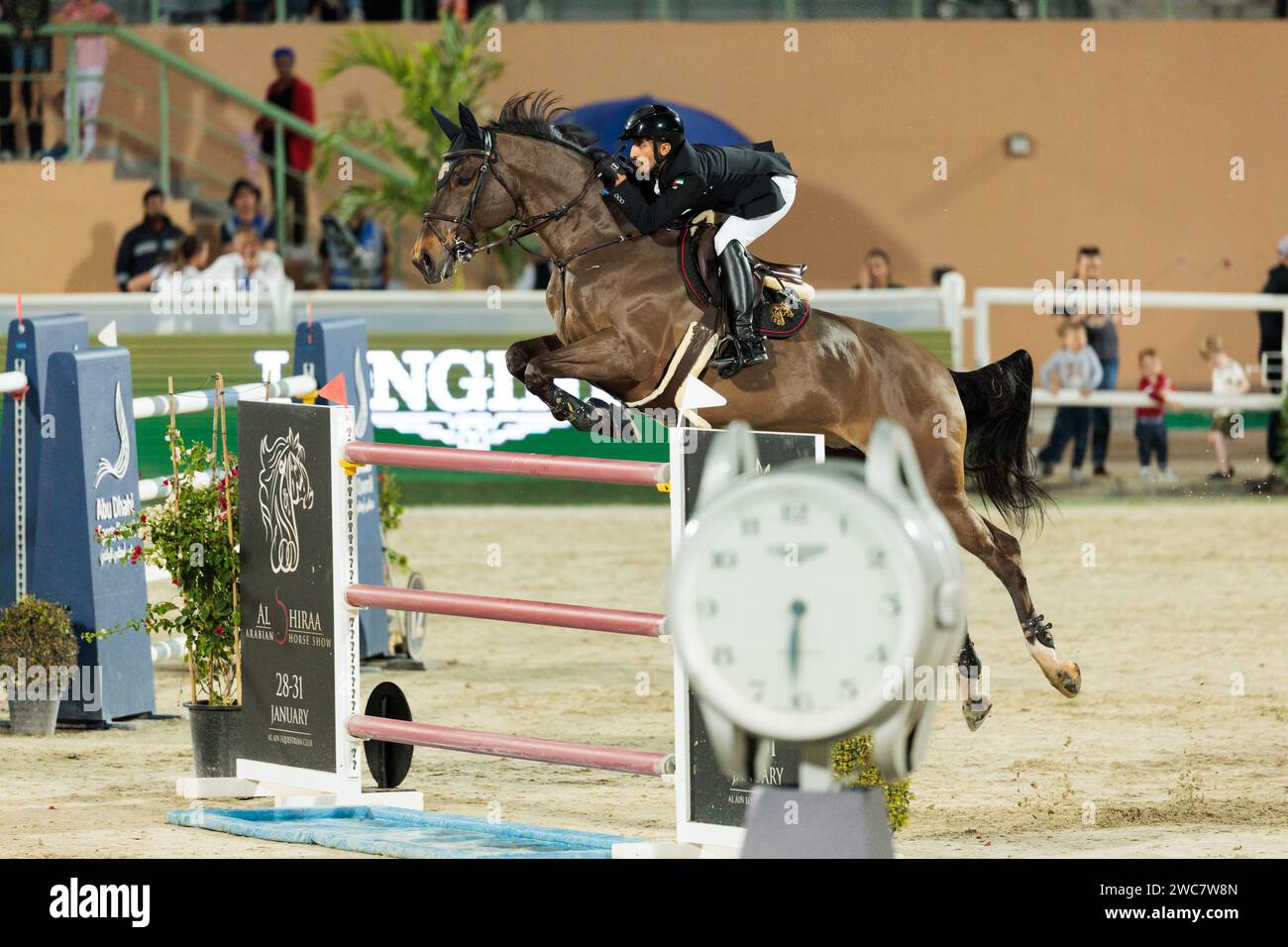 Gold and Shooting Club, UAE. 14 January, 2024. Omar Abdul Aziz Al ...