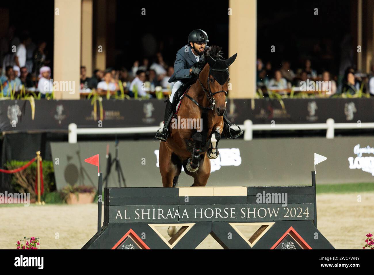 Gold and Shooting Club, UAE. 14 January, 2024. Shk. Ali Jmal Nasr Al ...