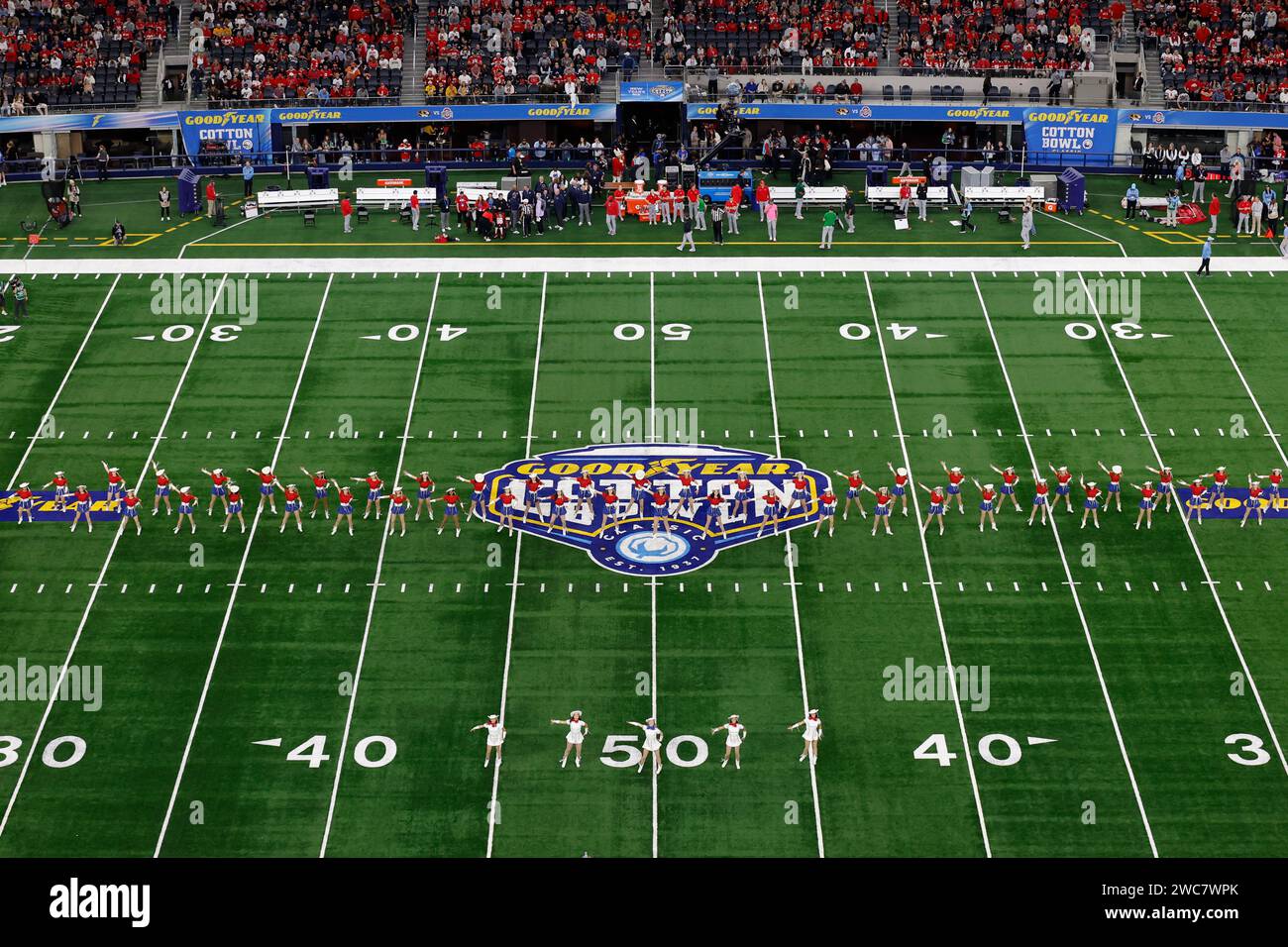The Kilgore College Rangerettes perform during pregame ceremonies at ...