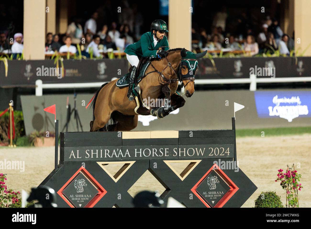 Gold and Shooting Club, UAE. 14 January, 2024. Khaled Almobty of Saudi ...