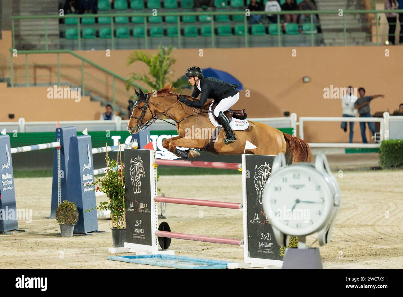 Gold and Shooting Club, UAE. 14 January, 2024. Shane Breen of Ireland ...