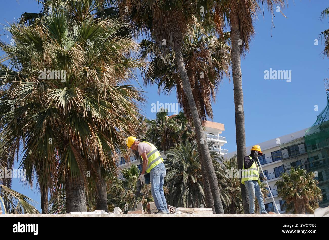 Working under the hot sun hi-res stock photography and images - Alamy