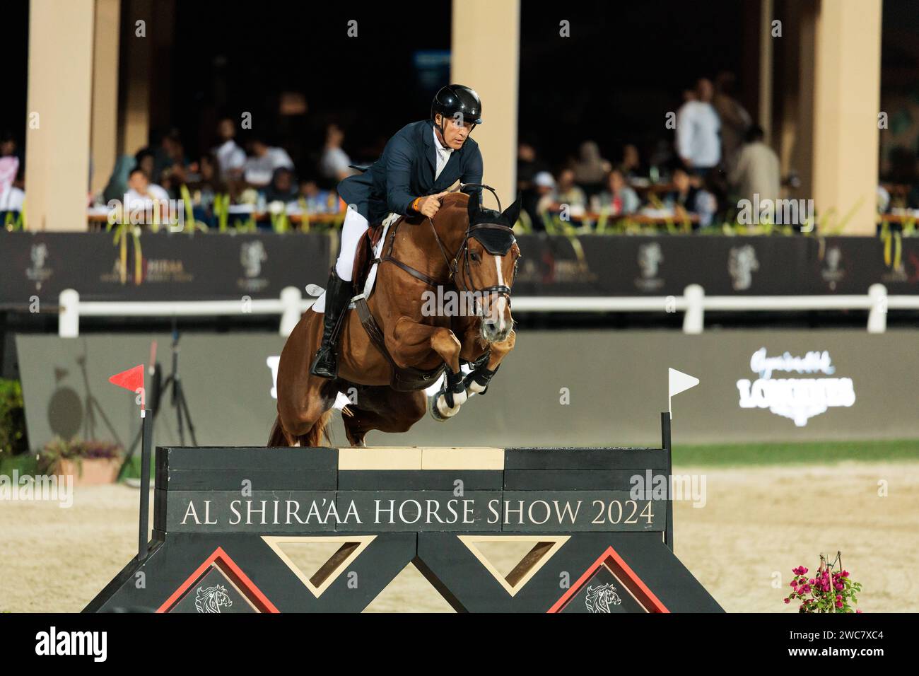 Gold and Shooting Club, UAE. 14 January, 2024. Vladimir Tuganov of ...