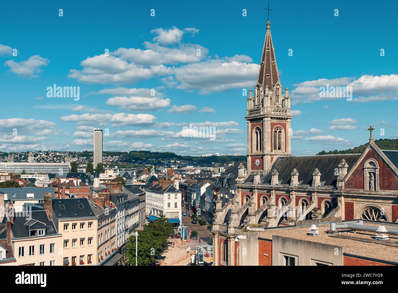 Rouen france skyline hi-res stock photography and images - Alamy