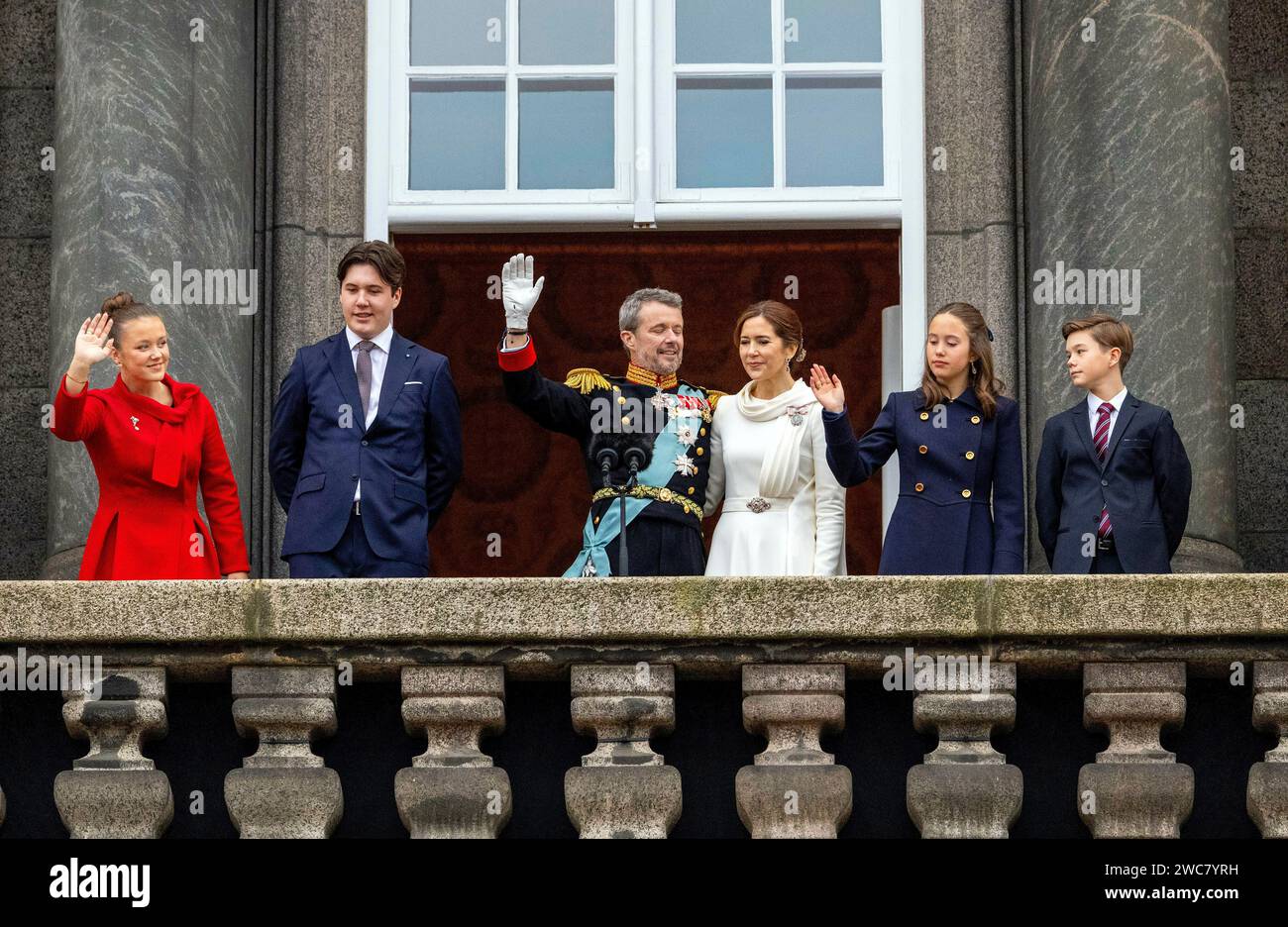 Proclamation of King Frederik X of Denmark King Frederik, Queen Mary ...