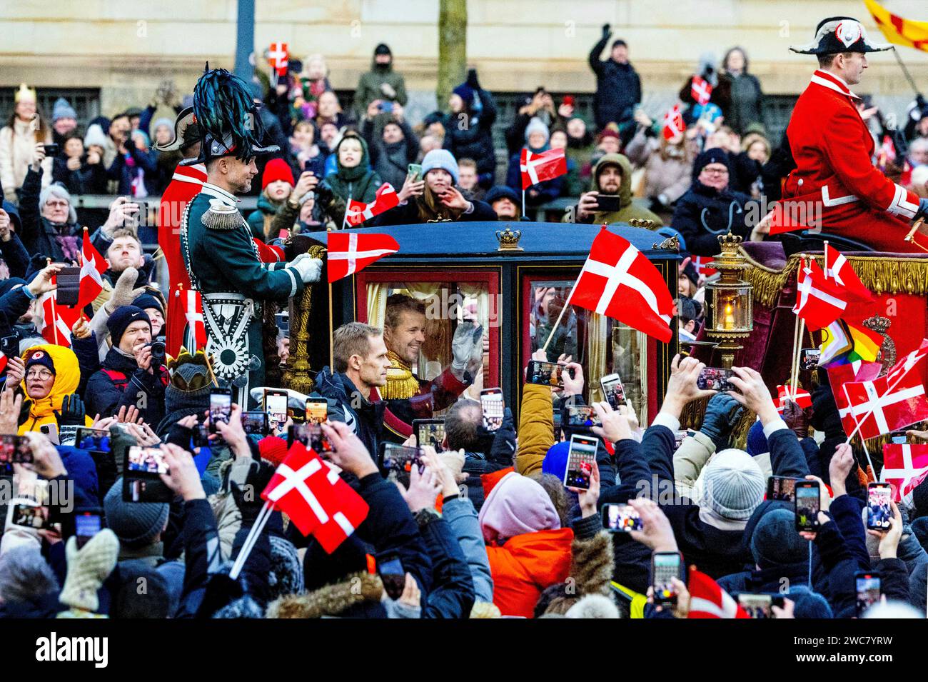 Proclamation of King Frederik X of Denmark King Frederik X and Queen ...